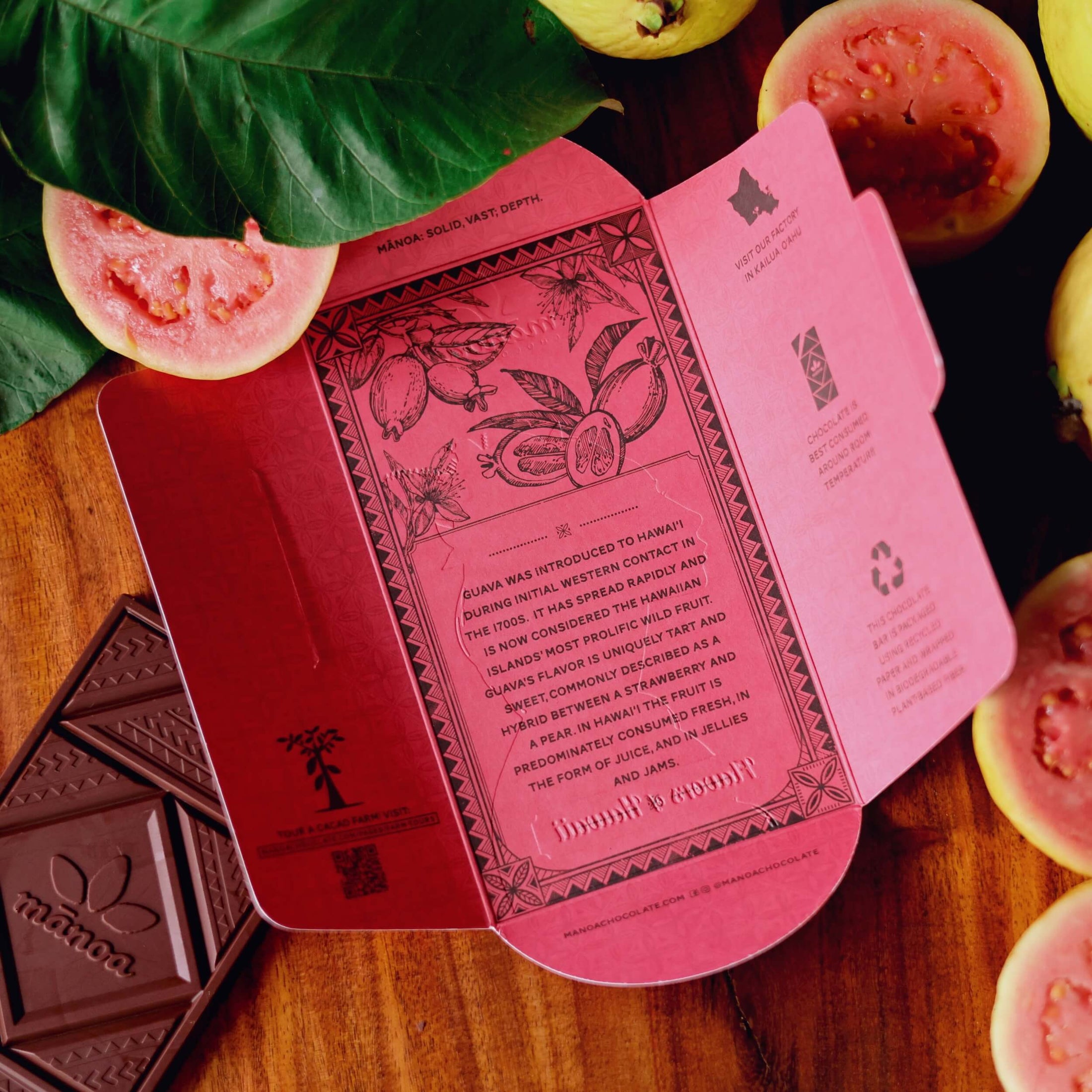 Kuawa x Guava Chocolate Bar – Manoa Chocolate Hawaii