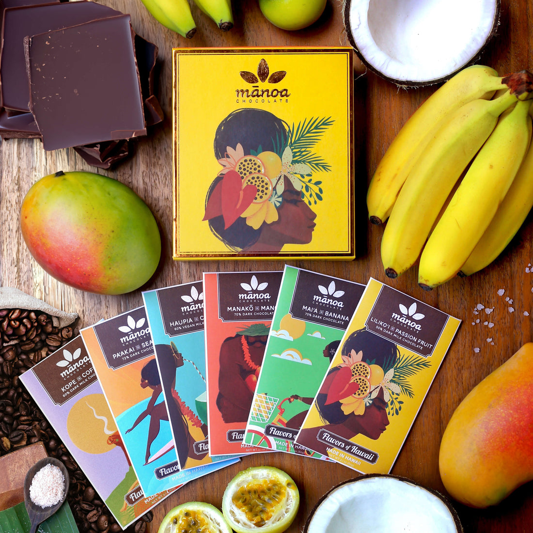 Bean-to-Bar Hawaiian Chocolate Factory, Handmade in Kailua – Manoa ...